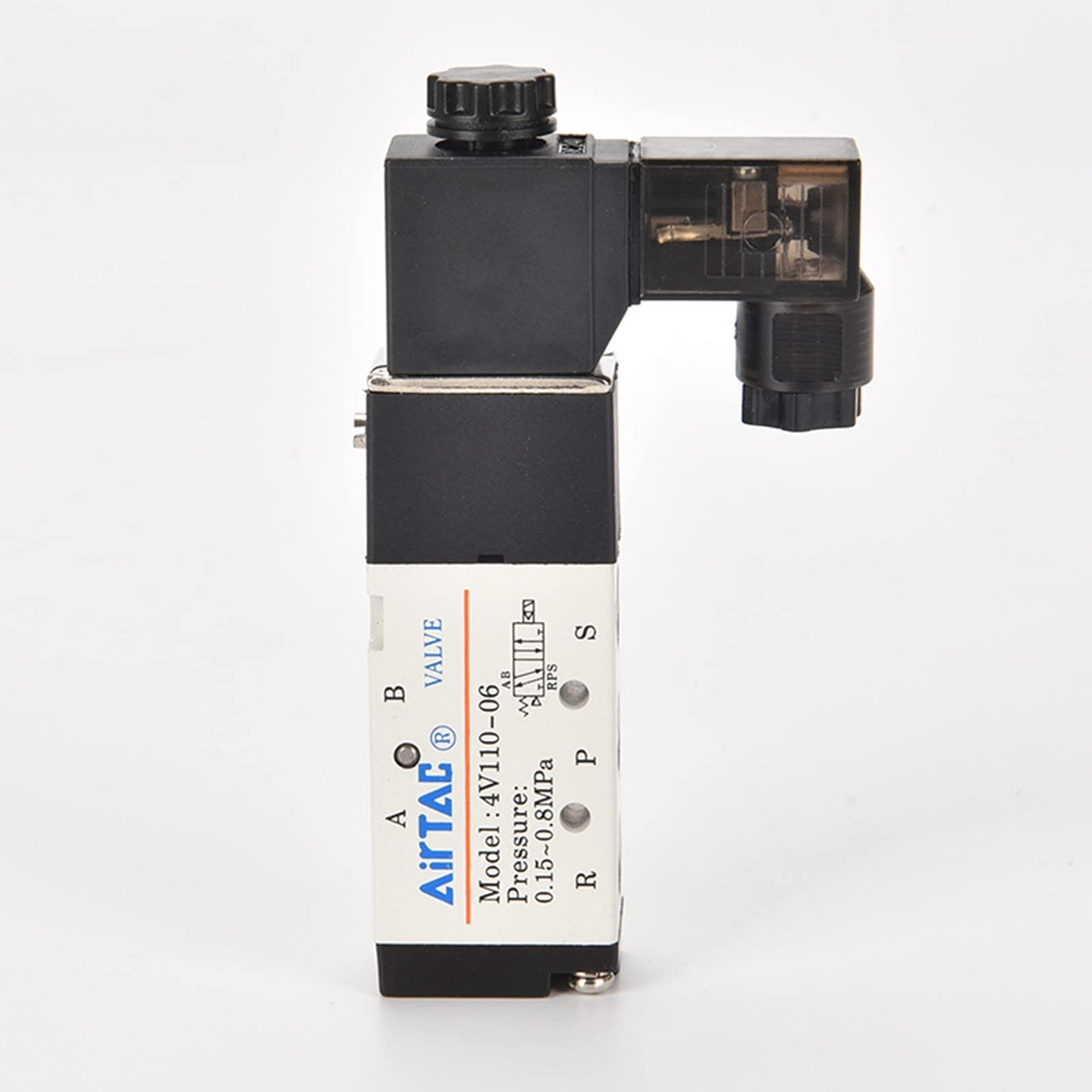 Airtac 4V210-08 DC 24V Solenoid Valve: Efficient and Durable 5/2 Way D ...