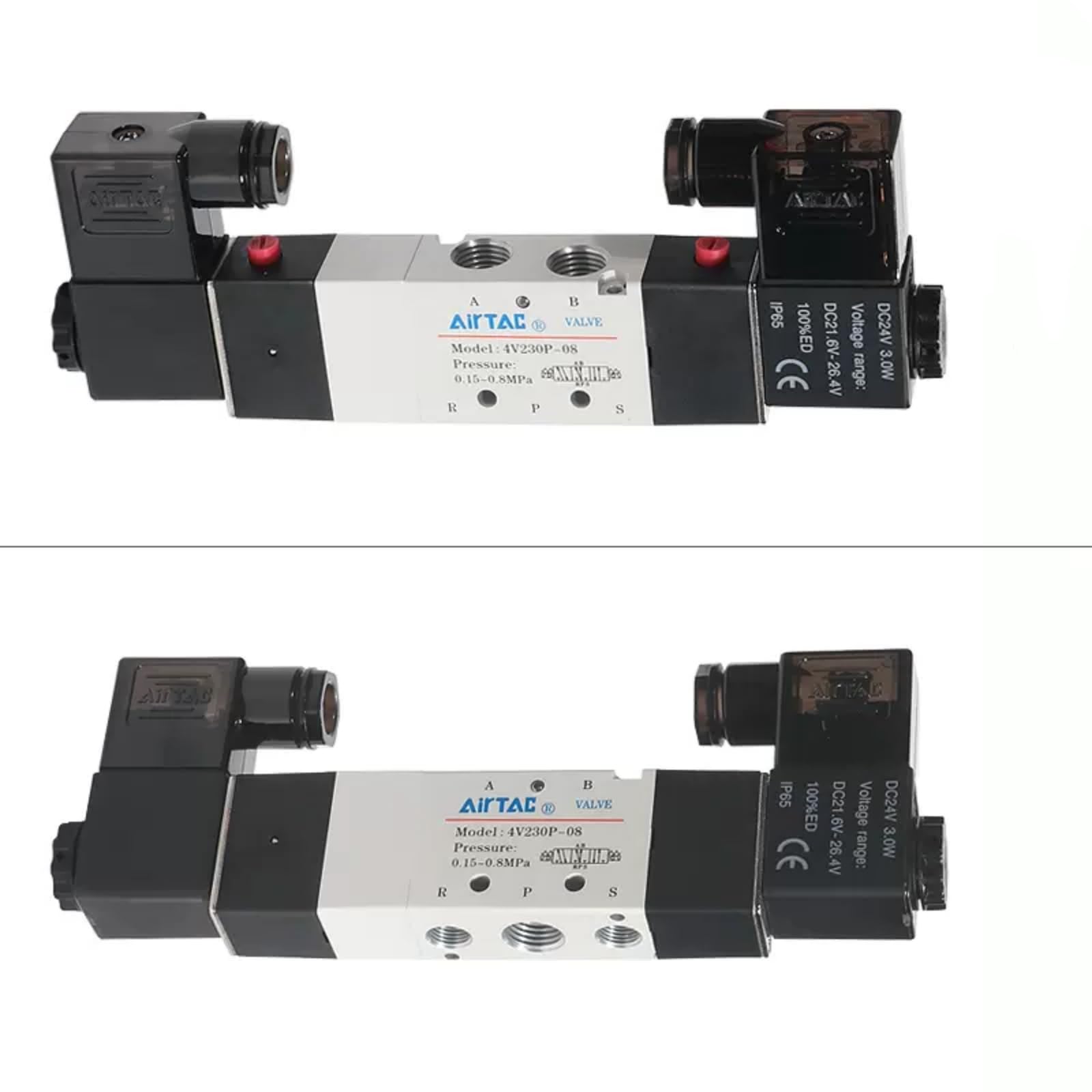AirTac 4V220-08 AC 220VSolenoid valve | Maintenance-free sliding colum ...